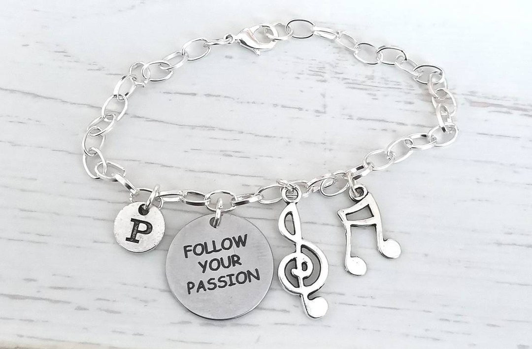 Gifts for Musicians, Music Note Bracelet, Gifts for Singer, Singers ...