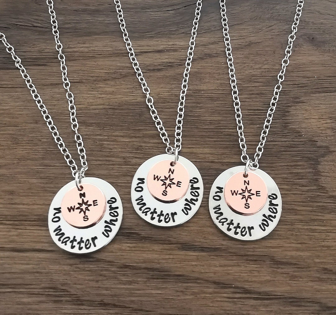 Best Friend Necklace for 3 Friendship Necklace for 3 3 Best - Etsy