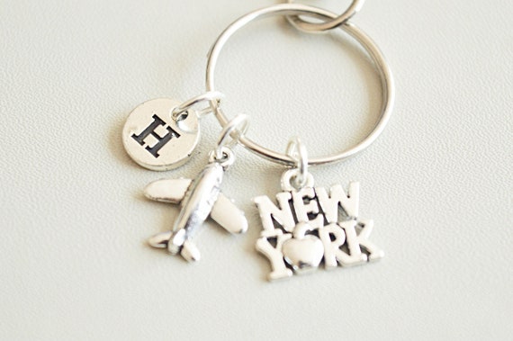 New York Keychain New York Gift New York Charm New York | Etsy