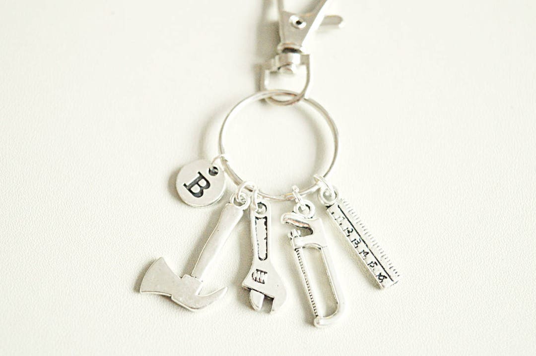 Handyman Gift, Builder Gift, Handyman Keyring, Wrench Key Chain ...