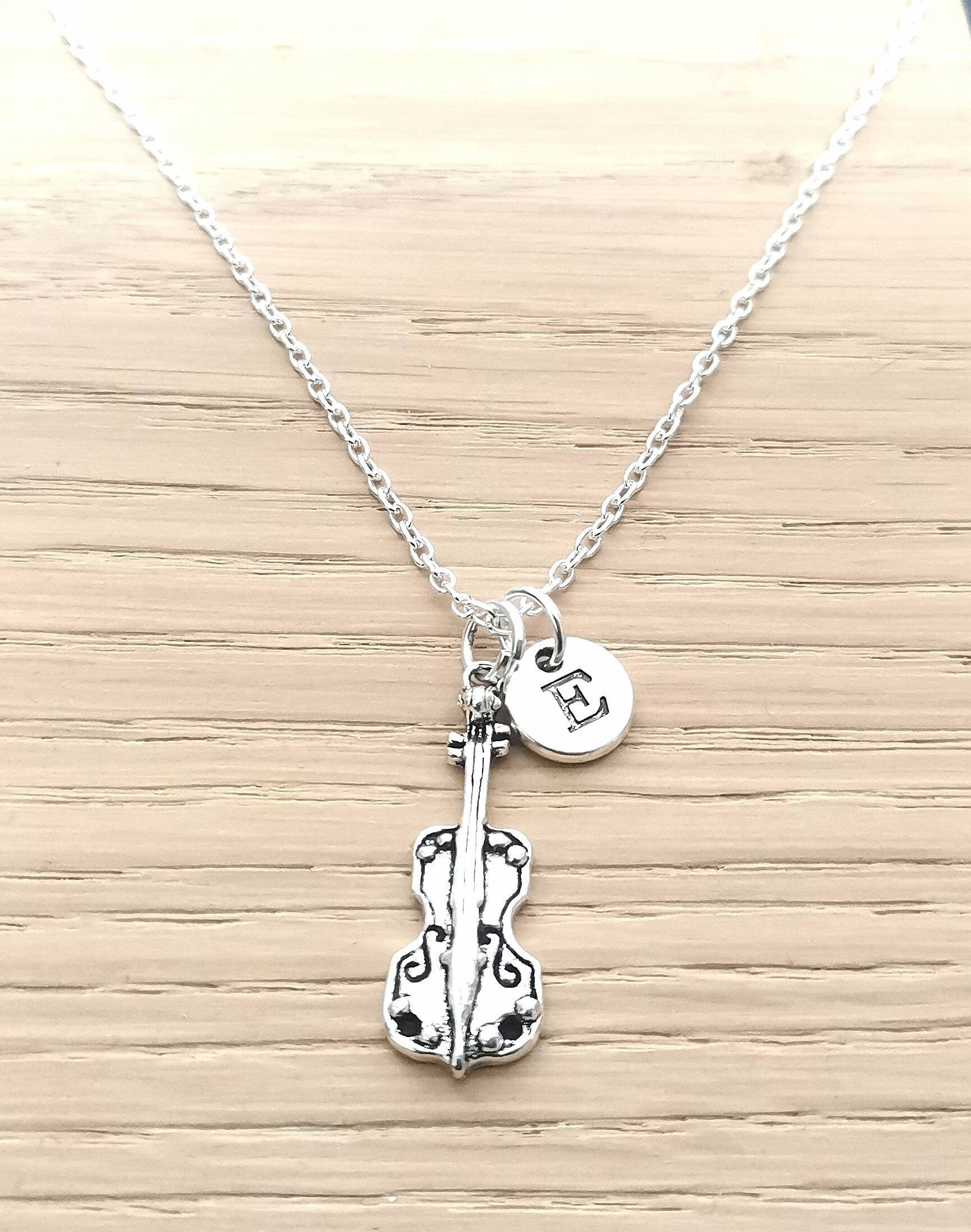 Violin Necklace Violin Gift Violin Jewelry Gift for - Etsy UK