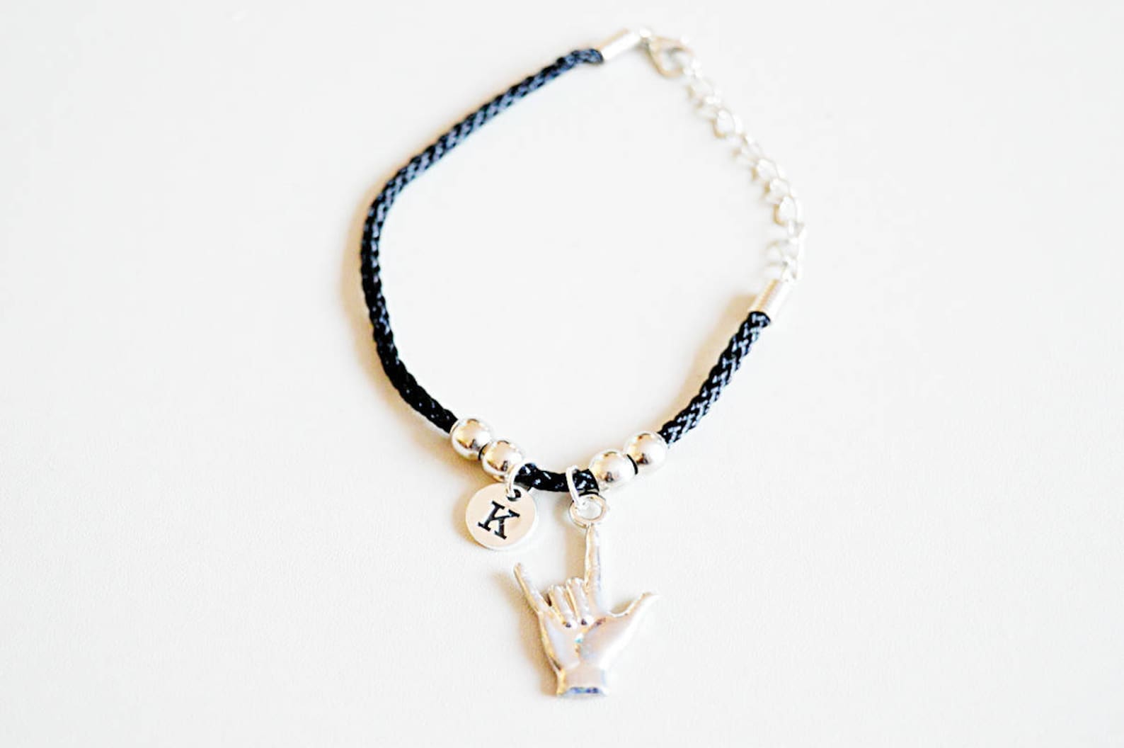 Sign Language Bracelet Sign Language Jewelry I Love You Sign - Etsy