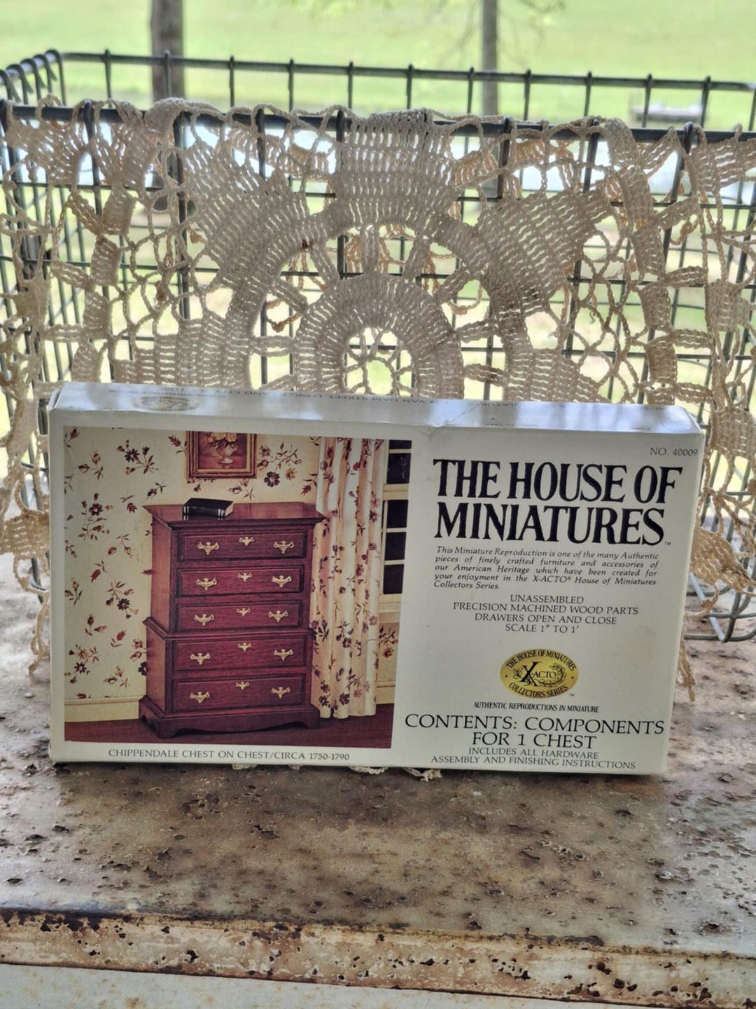 Vintage Chippendale Chest Miniature Kit: the House of Miniatures 40009 ...