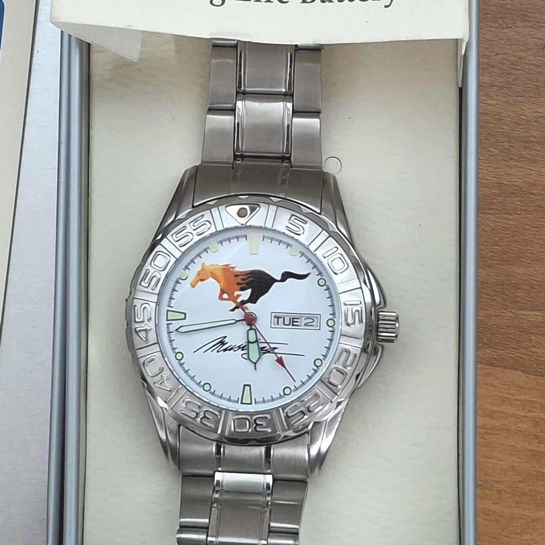 Official Licensed Ford Mustang Watch in Its Original Metal Tin ...
