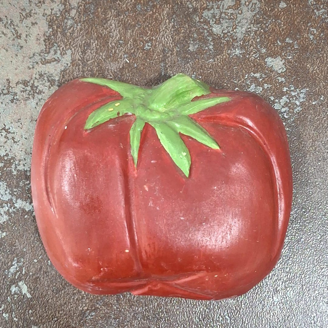 Vintage Tomato Chalkware Vegetable Wall Plaque ~plaster Wall Hanging - Etsy
