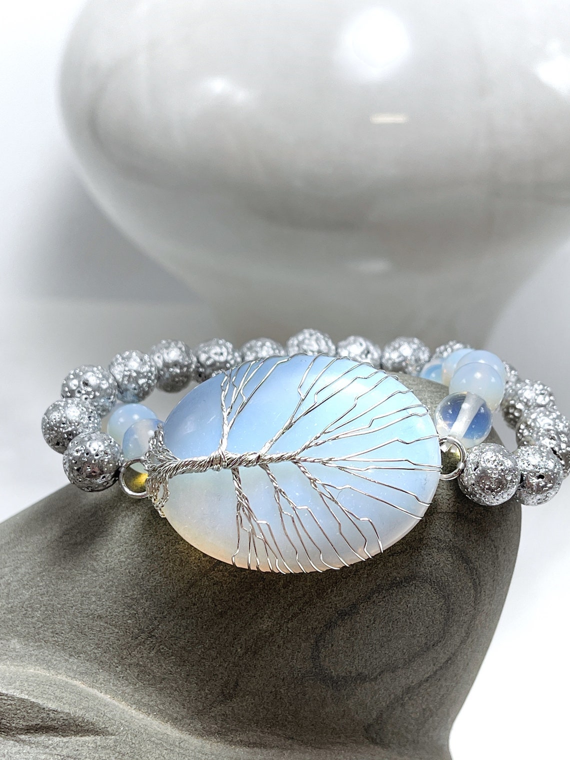 Tree of Life Wire Wrapped Necklace Moonstone - Etsy