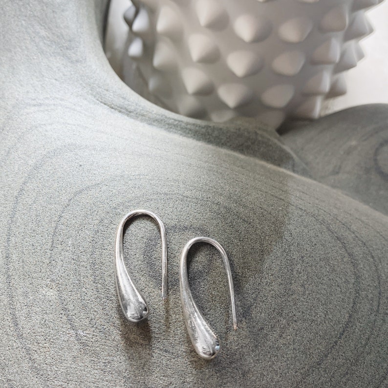 Sterling Silver Tear Drop Earrings - Etsy