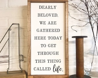 We Are Gathered Here | Etsy