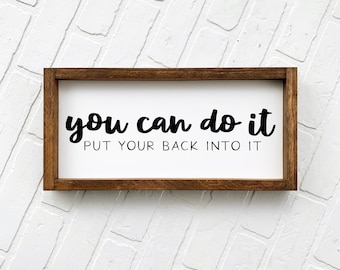 You Can Do It Quote | Etsy