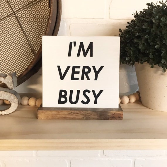 Home & Living Small Sign with Base Stand 6 One Cat Short of Crazy Mini ...