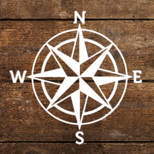Nautical Compass Decal - Etsy