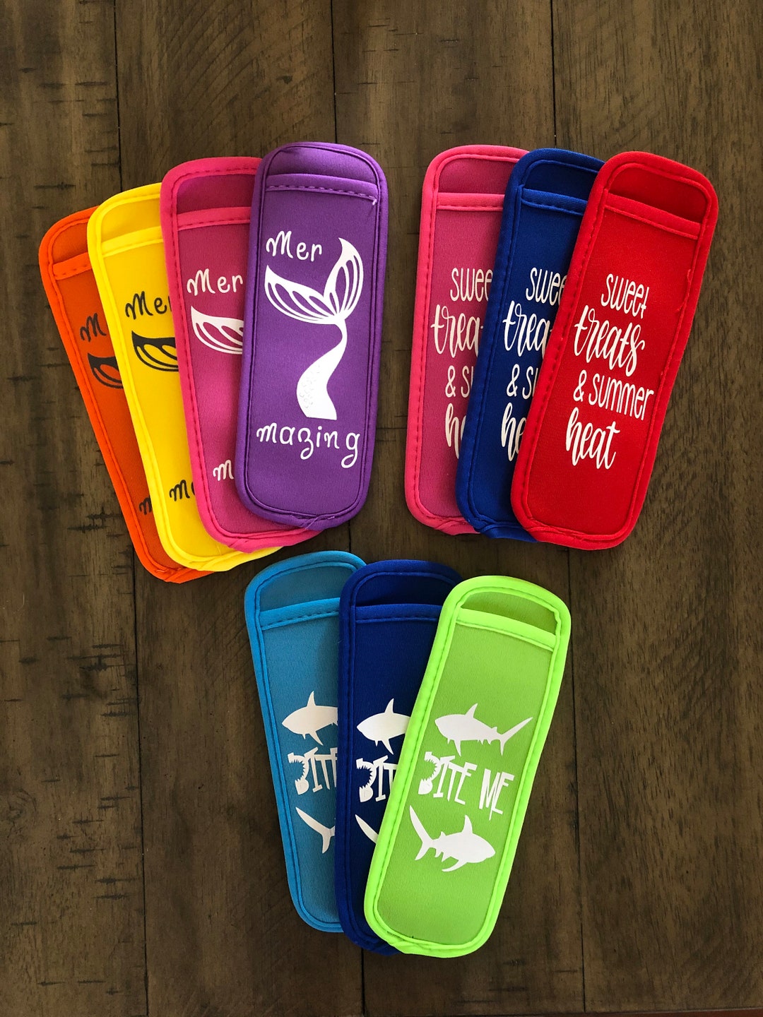 Personalized Popsicle Holders for Kids Neoprene Popsicle - Etsy