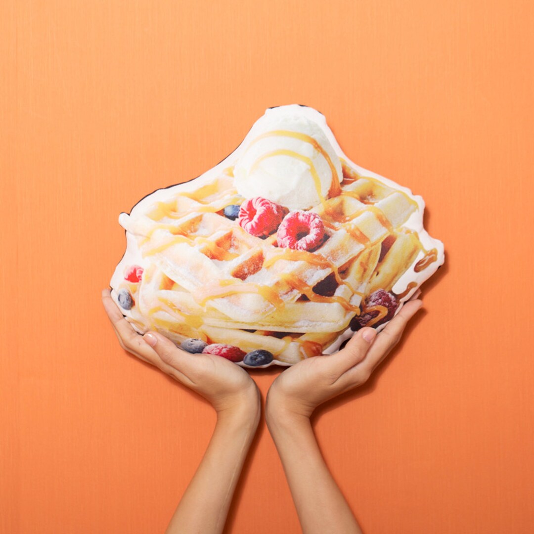 Funprint Ice Cream Waffle Pillow - Etsy