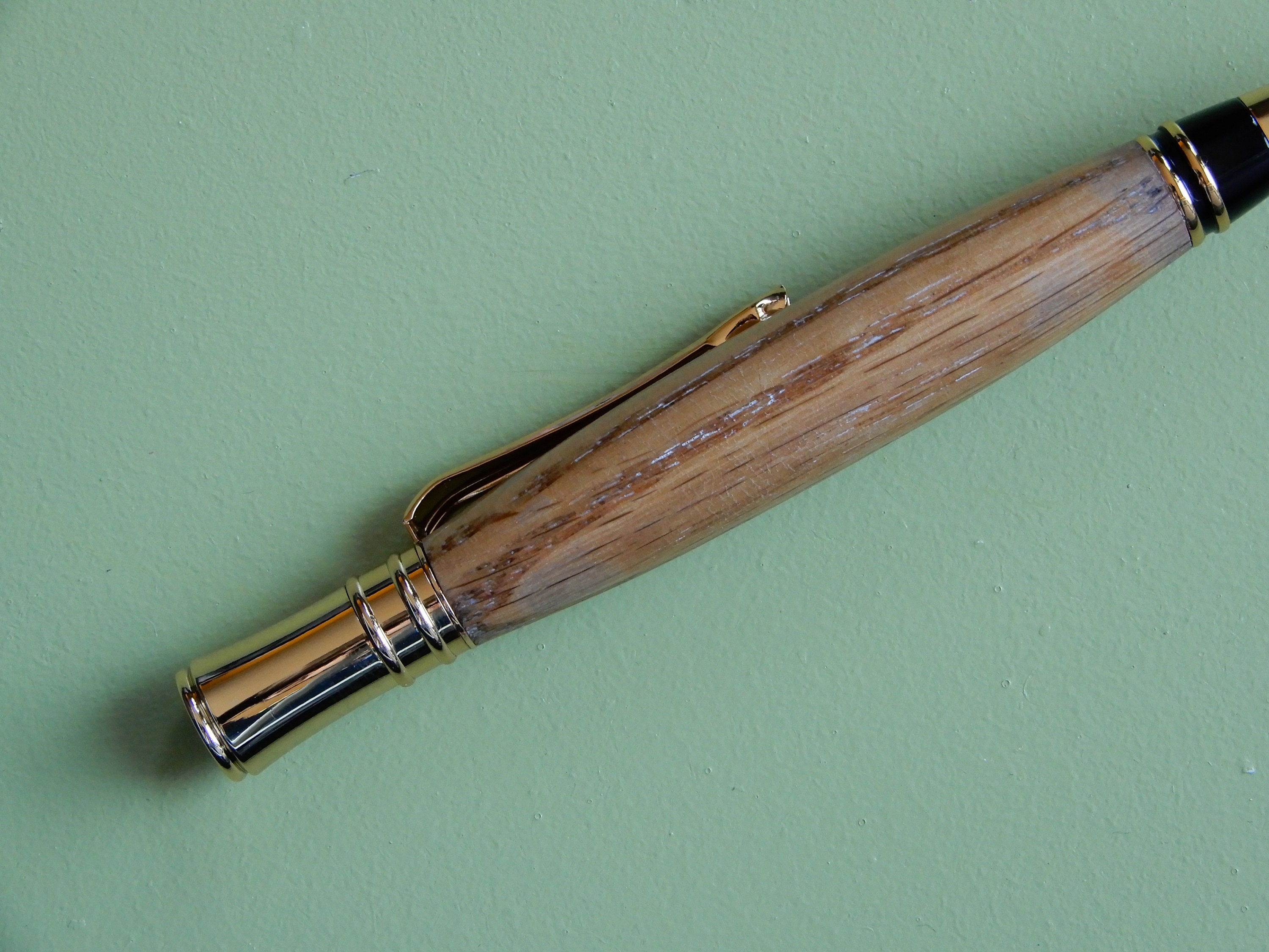 Thick Twist Oak Pen Stationary, Black Ink, Ballpoint, Office, School ...