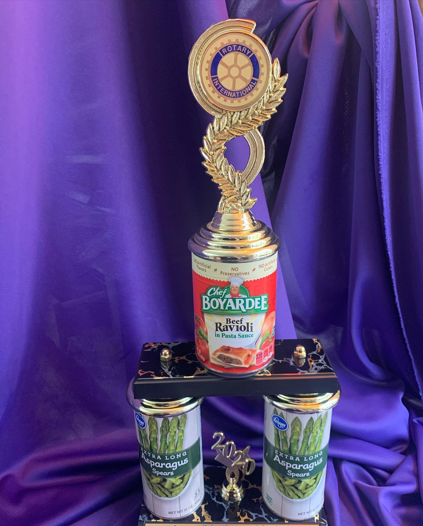 Canned Food Drive Trophy - Etsy