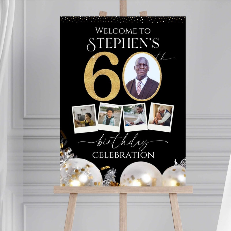 60th Birthday Printable - Etsy