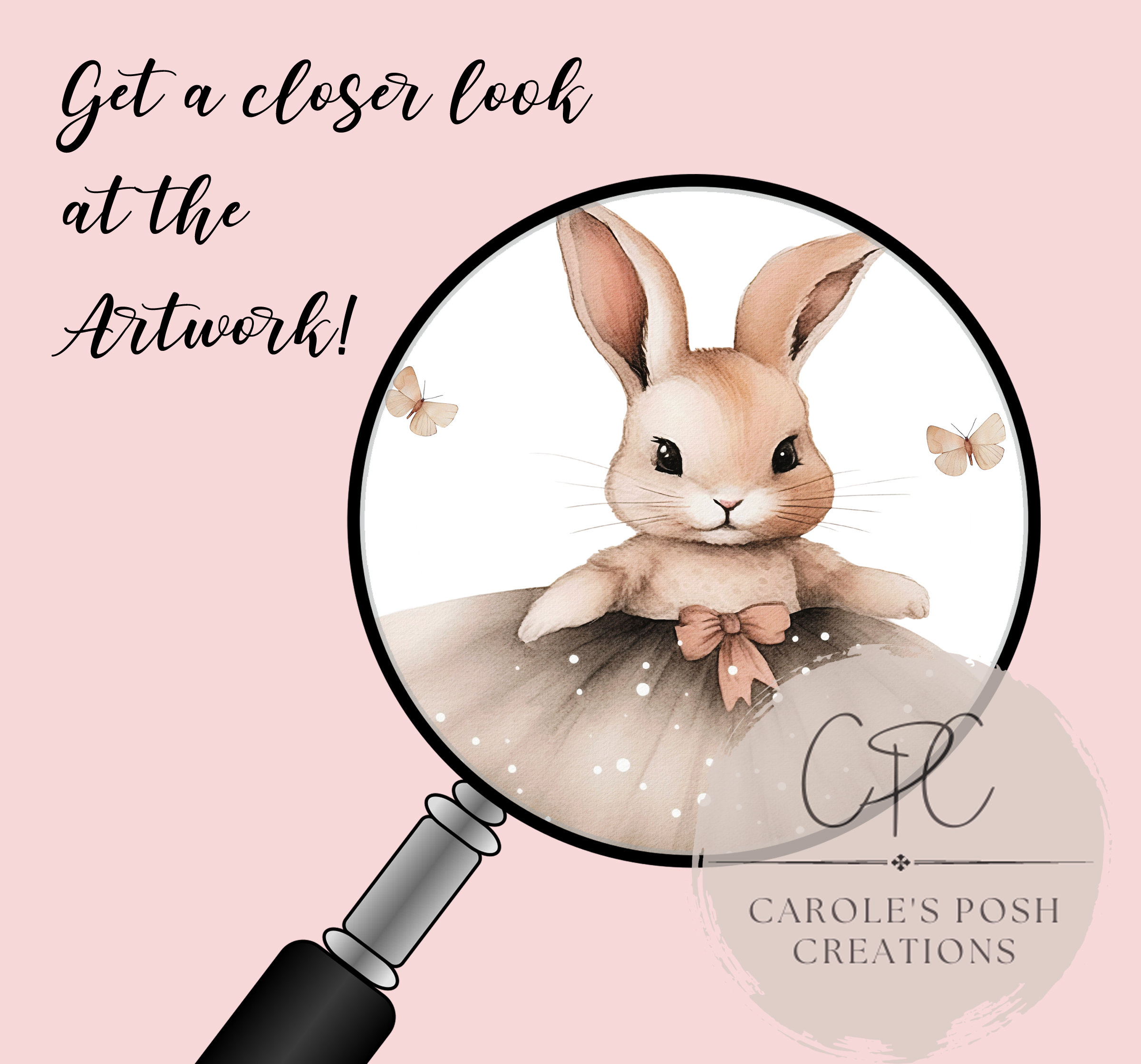 Ballerina Bunny Rabbit Wall Art, Girls Room Wall Decor, Ballerina ...