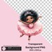 Pink Watercolor Princess Ballerina Clipart, African American Ballerina ...