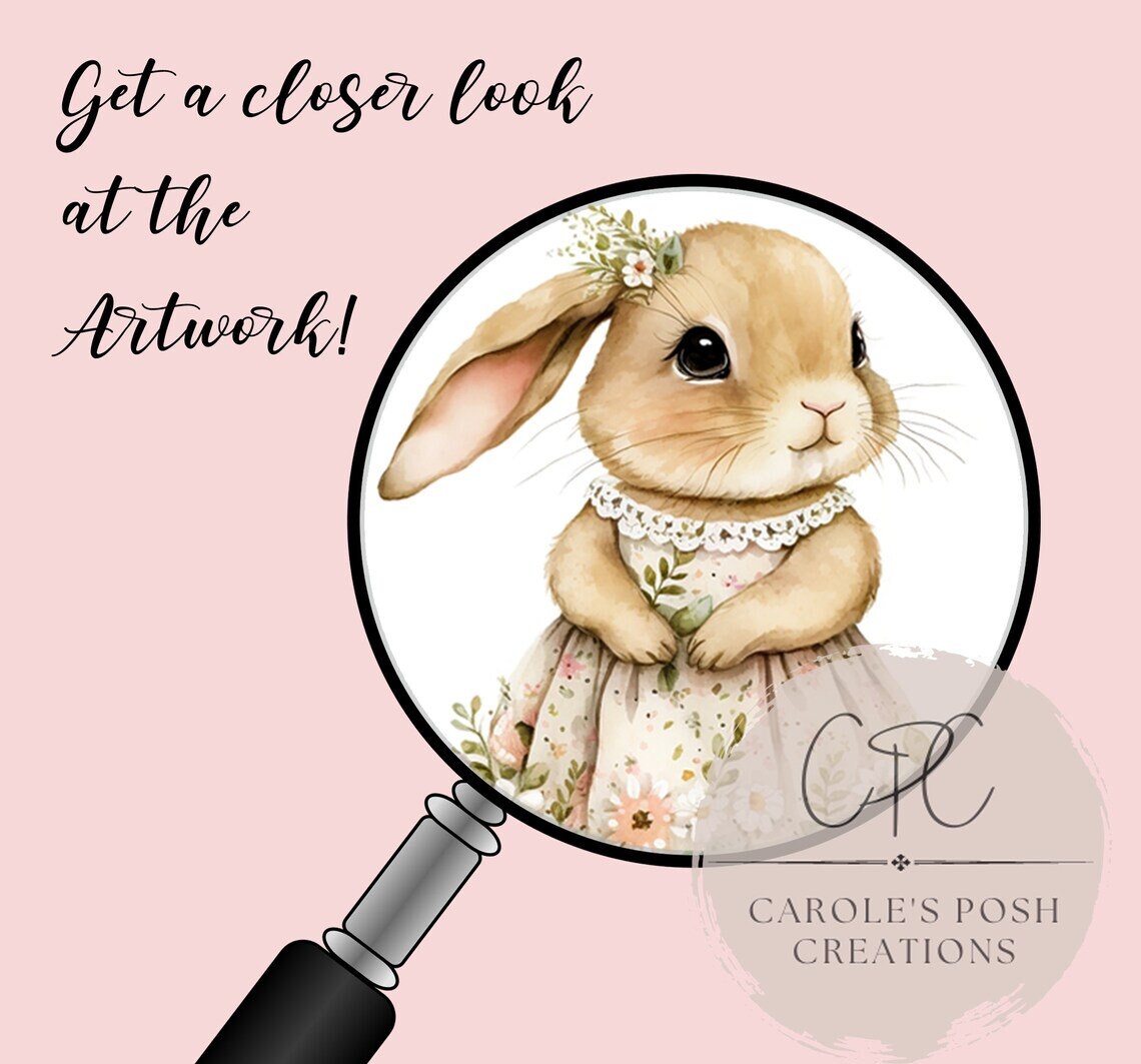 Bunny Rabbit Nursery Decor, Printable Drawer Labels and Nursery Closet ...