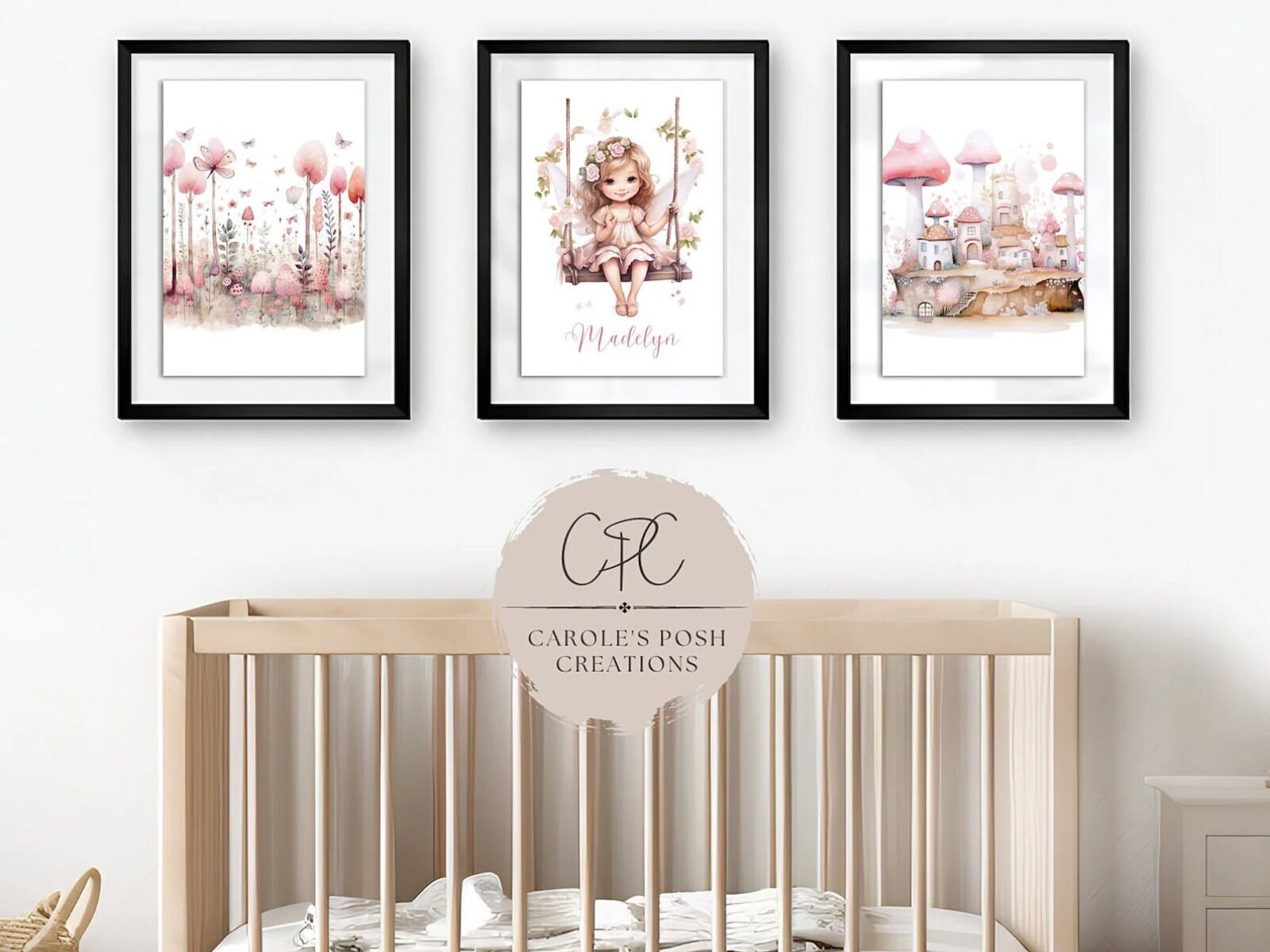 Fairy Princess Magical Wall Art, Girls Room Wall Decor, Toddler Girl ...