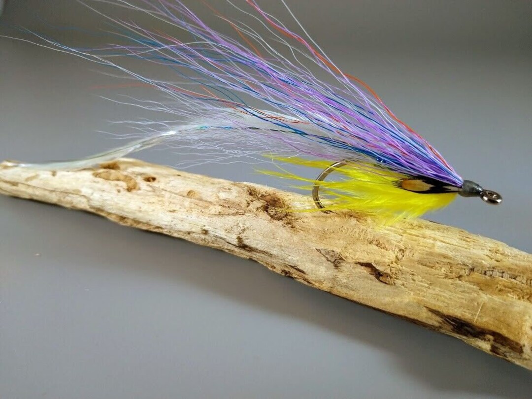 RLS SMOKY GHOST Flatwing Striper Fly - 1/0, 2/0 or 3/0 - Etsy
