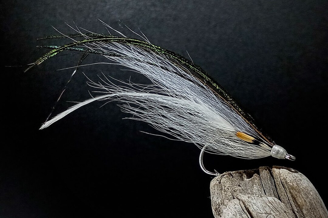 Classic Flatwing Striper Fly - Gray/white - 1/0 - Etsy