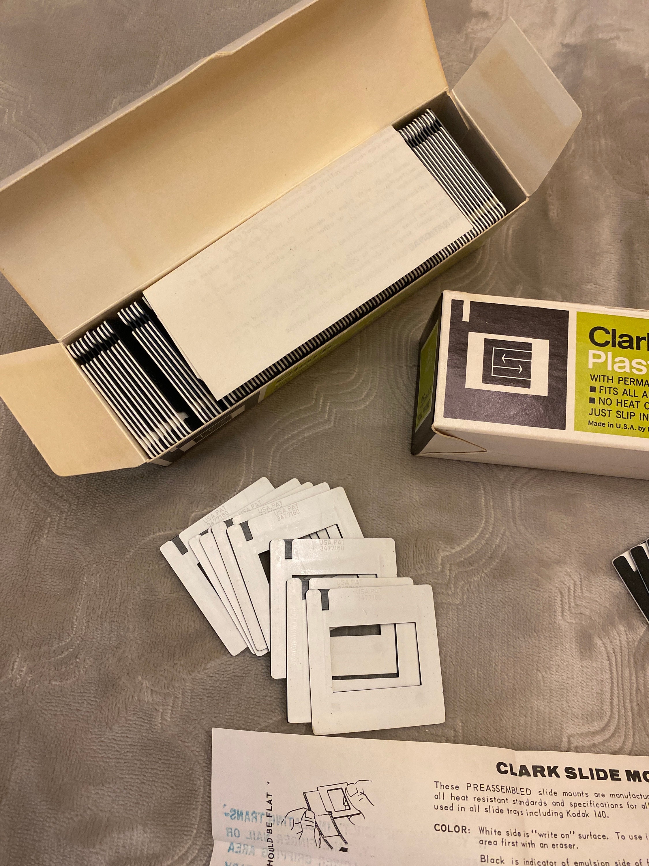 Clark Vintage Plastic Slide Mounts - Etsy