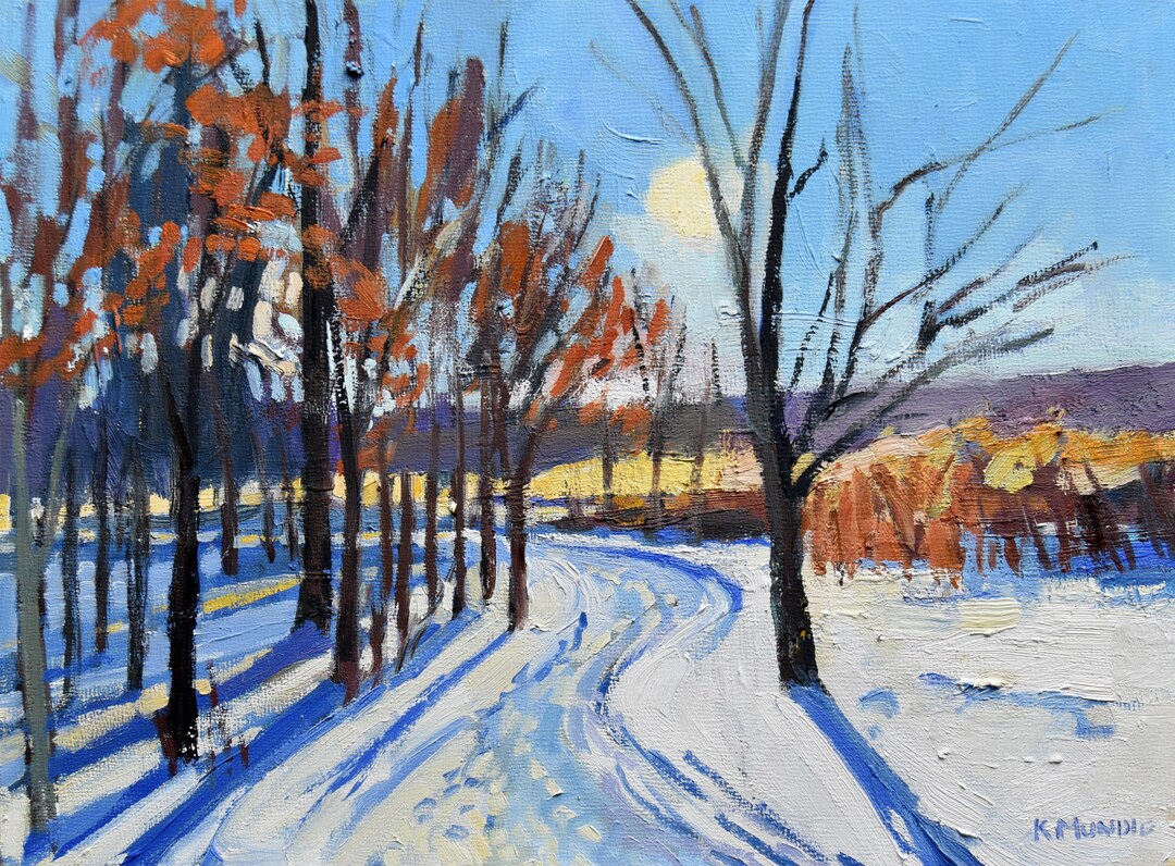 Back Path the Meadows Original Oil Painting by Kate Kern Mundie - Etsy