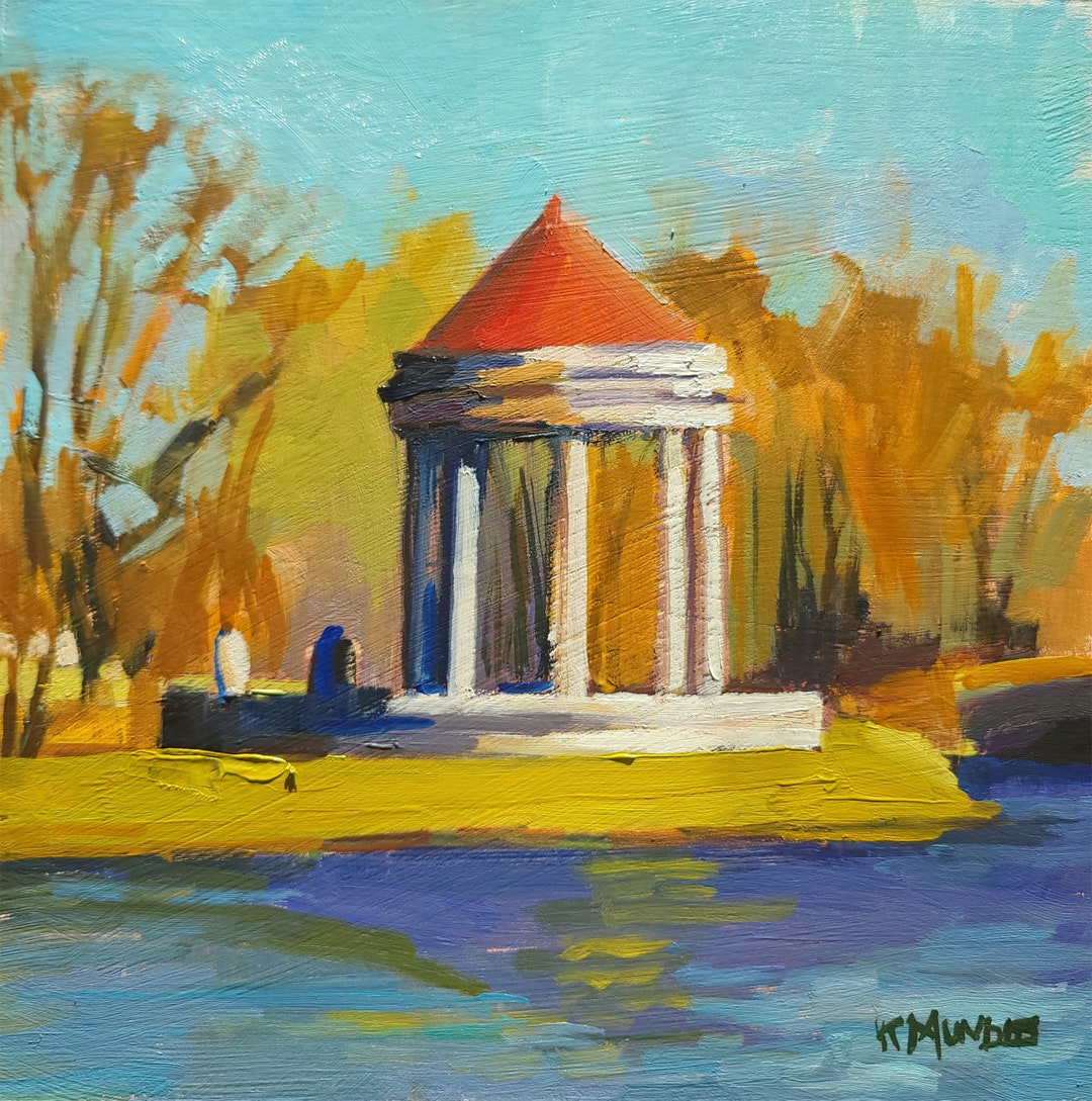 Olmsted Overlook No. 2 Original Oil Painting by Kate Kern Mundie - Etsy