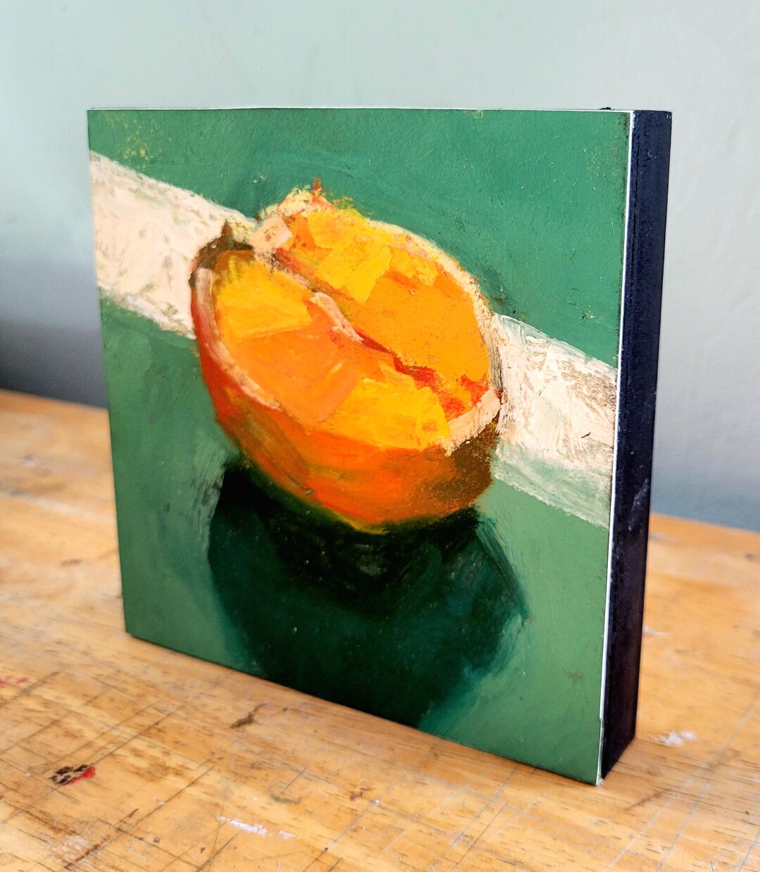 An Orange – Original Oil Painting by Kate Kern Mundie - Etsy