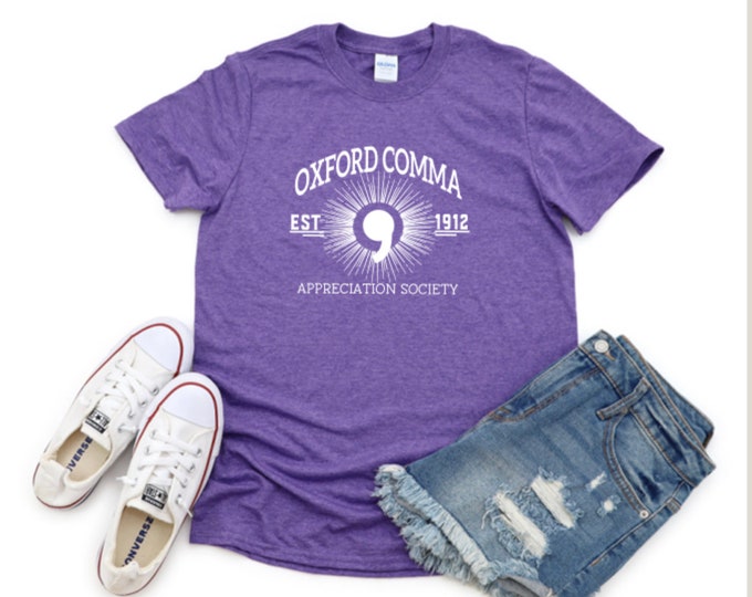 Oxford Comma Team Appreciation - Etsy