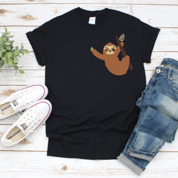 Sloth T Shirt - Etsy