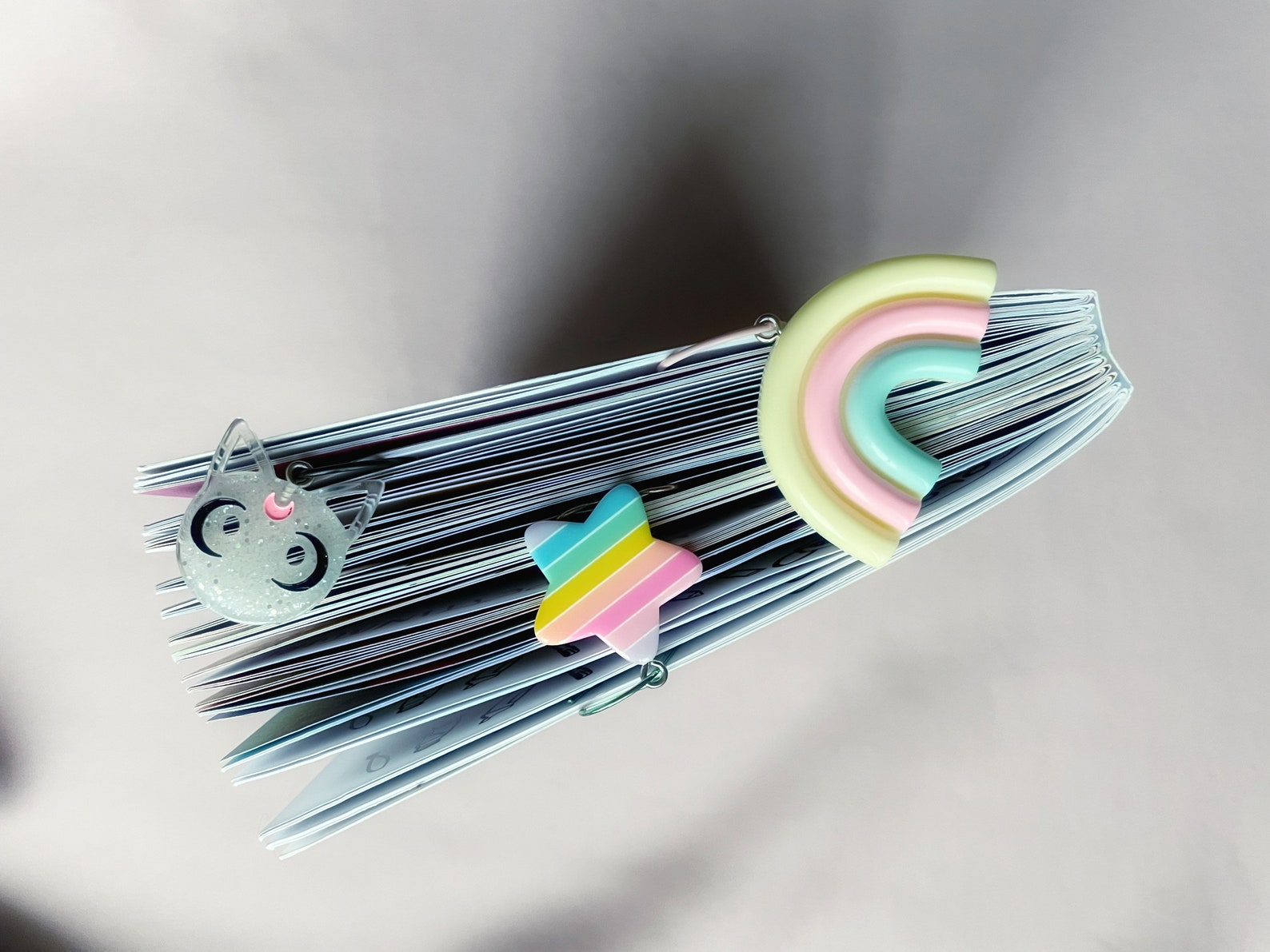 Planner Charm and Paperclip Magic Rainbow Paperclip Clip | Etsy