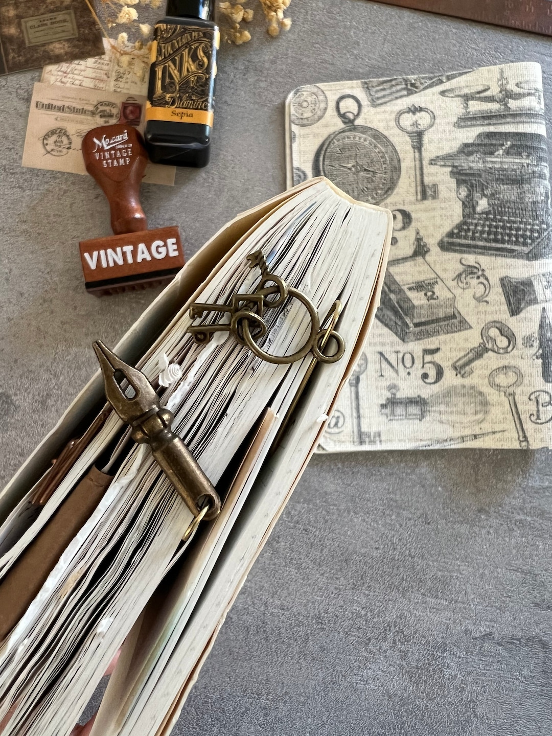 Vintage Style Diary Paper Clips, Planner Accessories - Etsy