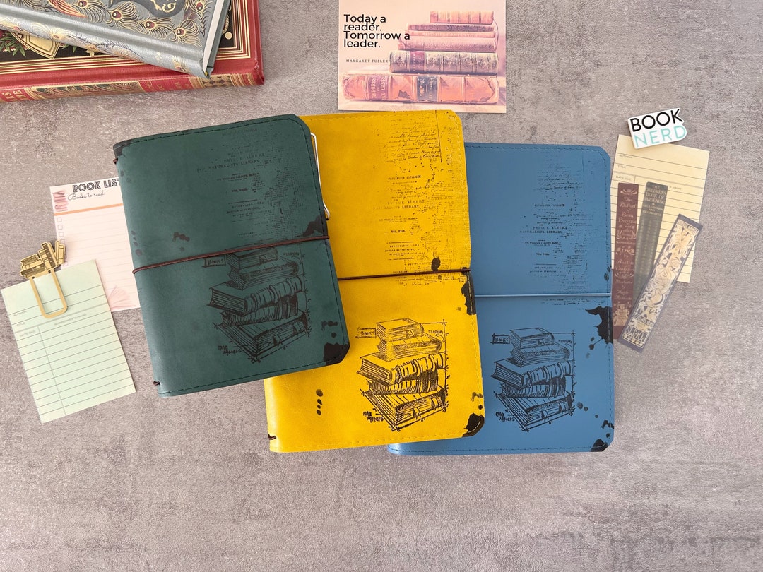 Midori Book Lover Travel Notebook, Diary With Fauxdori Cover - Etsy