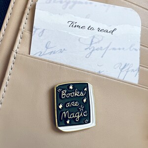 Magnetic Pin for Book Lovers, Magnetic Book Pin - Etsy
