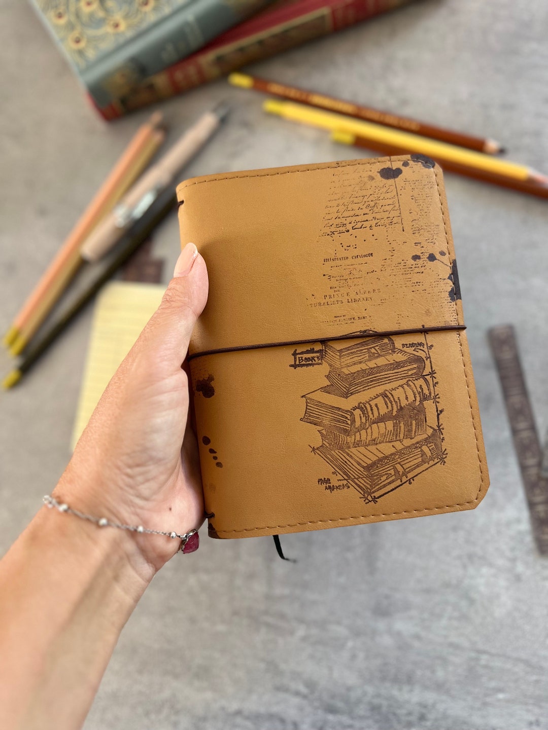 Midori Book Lover Travel Notebook, Diary With Fauxdori Cover - Etsy