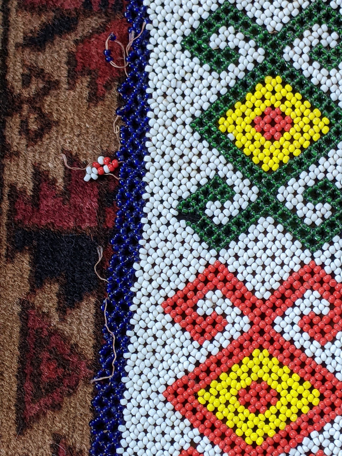 Beaded Kuchi Child's Tribal Dress Yoke Evil Eye Motif - Etsy