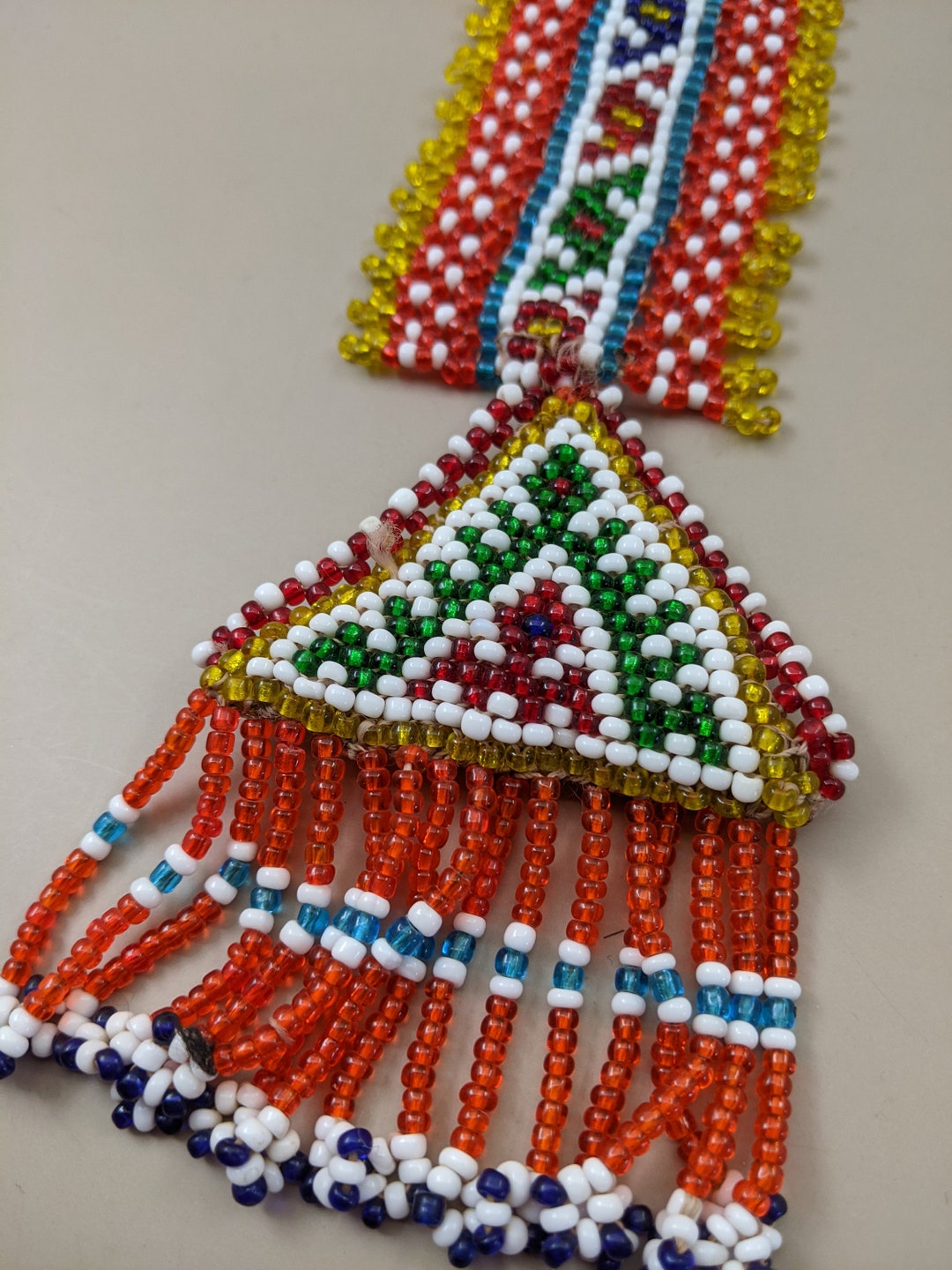 Vintage Kuchi Beaded Tribal Tassel 8 15416 - Etsy