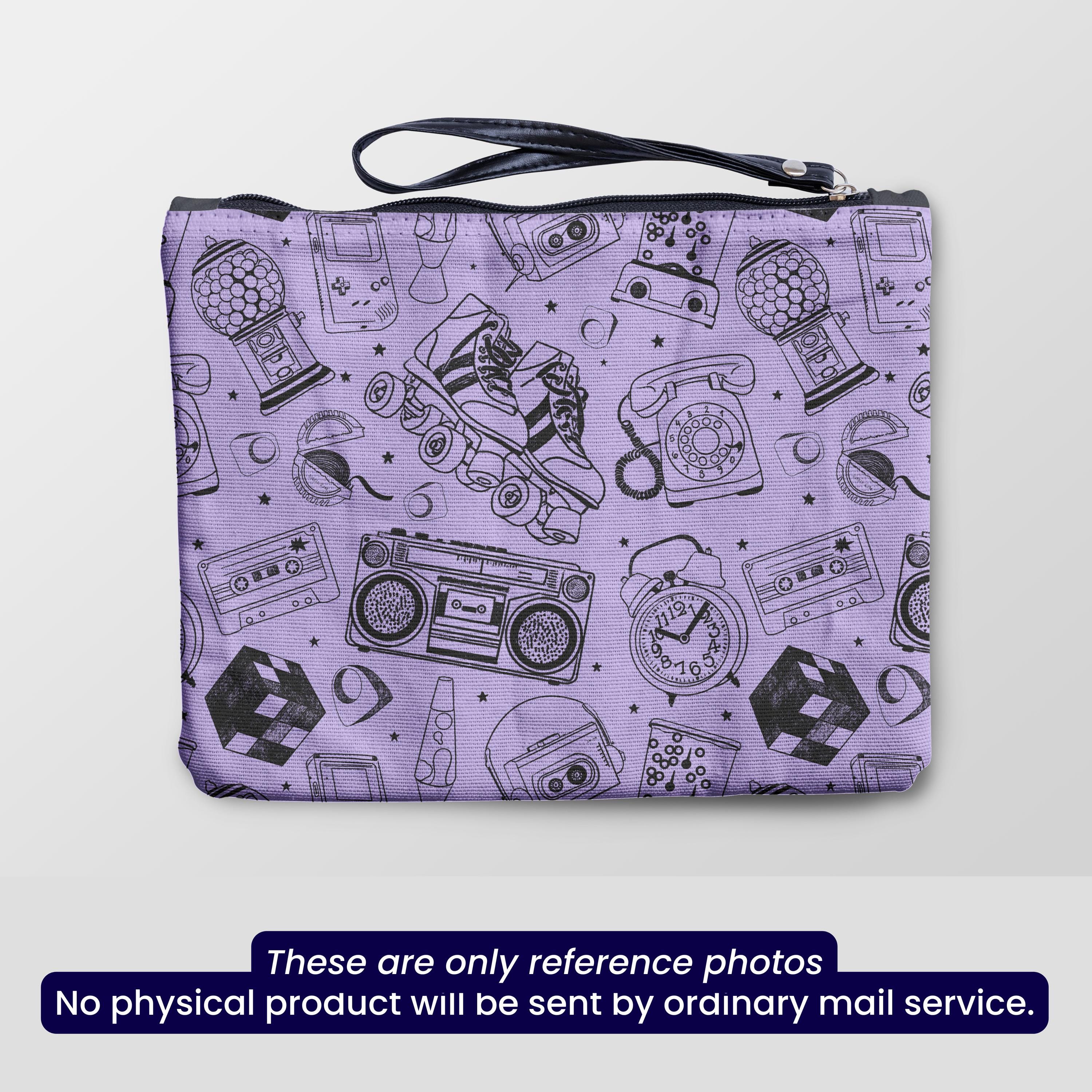 80s Retro Nostalgia Seamless Pattern Featuring Groovy Icons Pop Culture ...