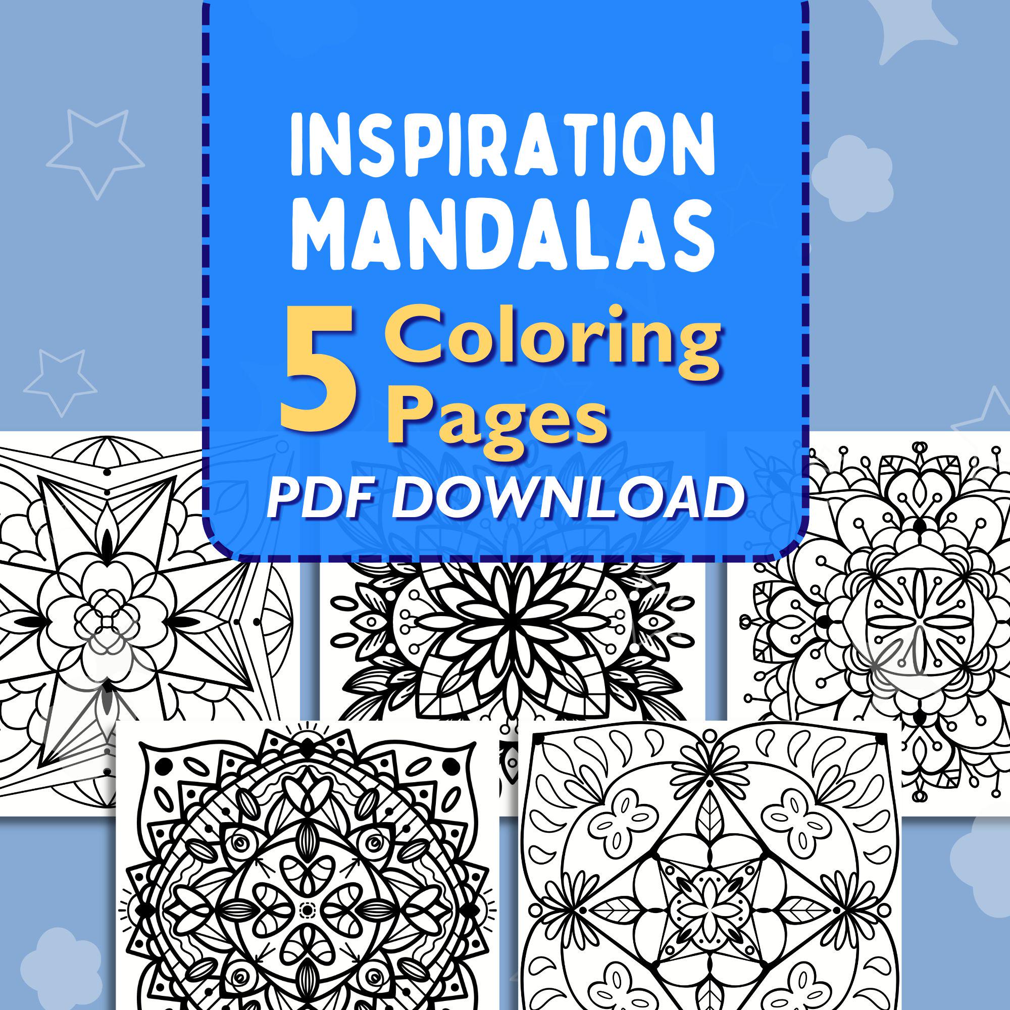 Inspiration Mandalas Coloring Pages, Inspirational Coloring Pages ...