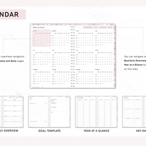 Pink 2025 Digital Planner | Goodnotes Stickers Bundle | Digital Journal ...