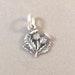 MAGNOLIA FLOWER .925 Sterling Silver 3-D Charm Pendant Tree Blossom ...