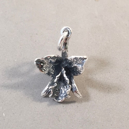 MAGNOLIA FLOWER .925 Sterling Silver 3-D Charm Pendant Tree - Etsy