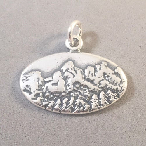 YELLOWSTONE NATIONAL PARK .925 Sterling Silver Charm Pendant - Etsy
