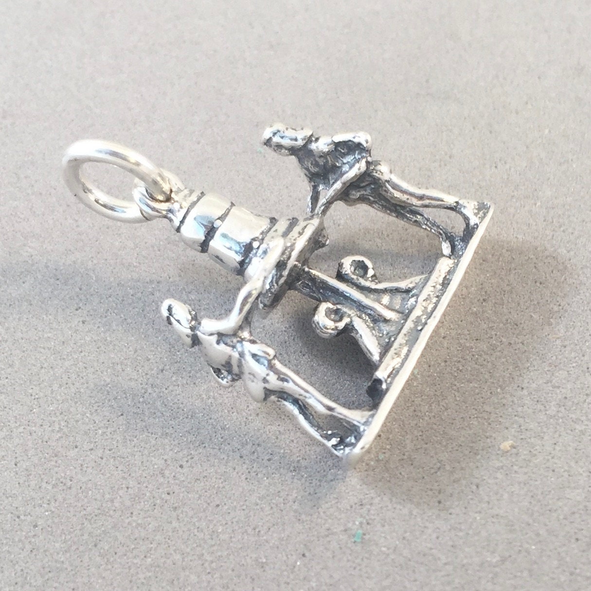 St. Marks BELL RINGERS .925 Sterling Silver Charm Pendant - Etsy