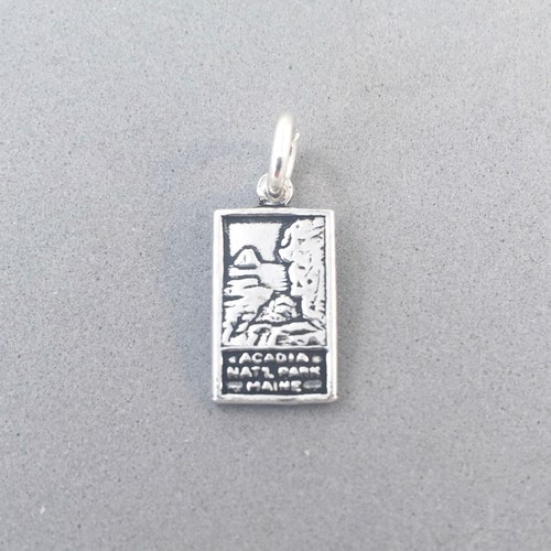 YELLOWSTONE NATIONAL PARK .925 Sterling Silver Charm Pendant - Etsy