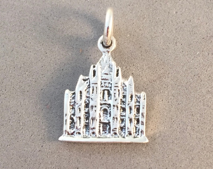 MILAN CATHEDRAL .925 Sterling Silver Charm Duomo Milano Church Italy ...