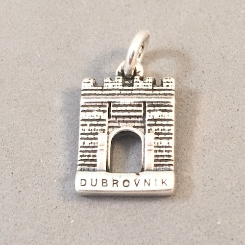 DUBROVNIK .925 Sterling Silver Charm Pendant Croatia Ploce - Etsy