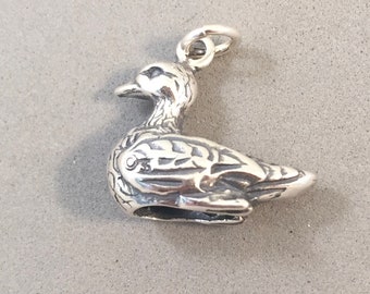 Sterling Silver Duck - Etsy